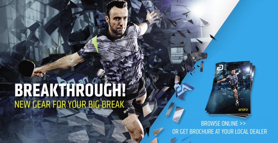 Professional Table Tennis Equipment by Andro